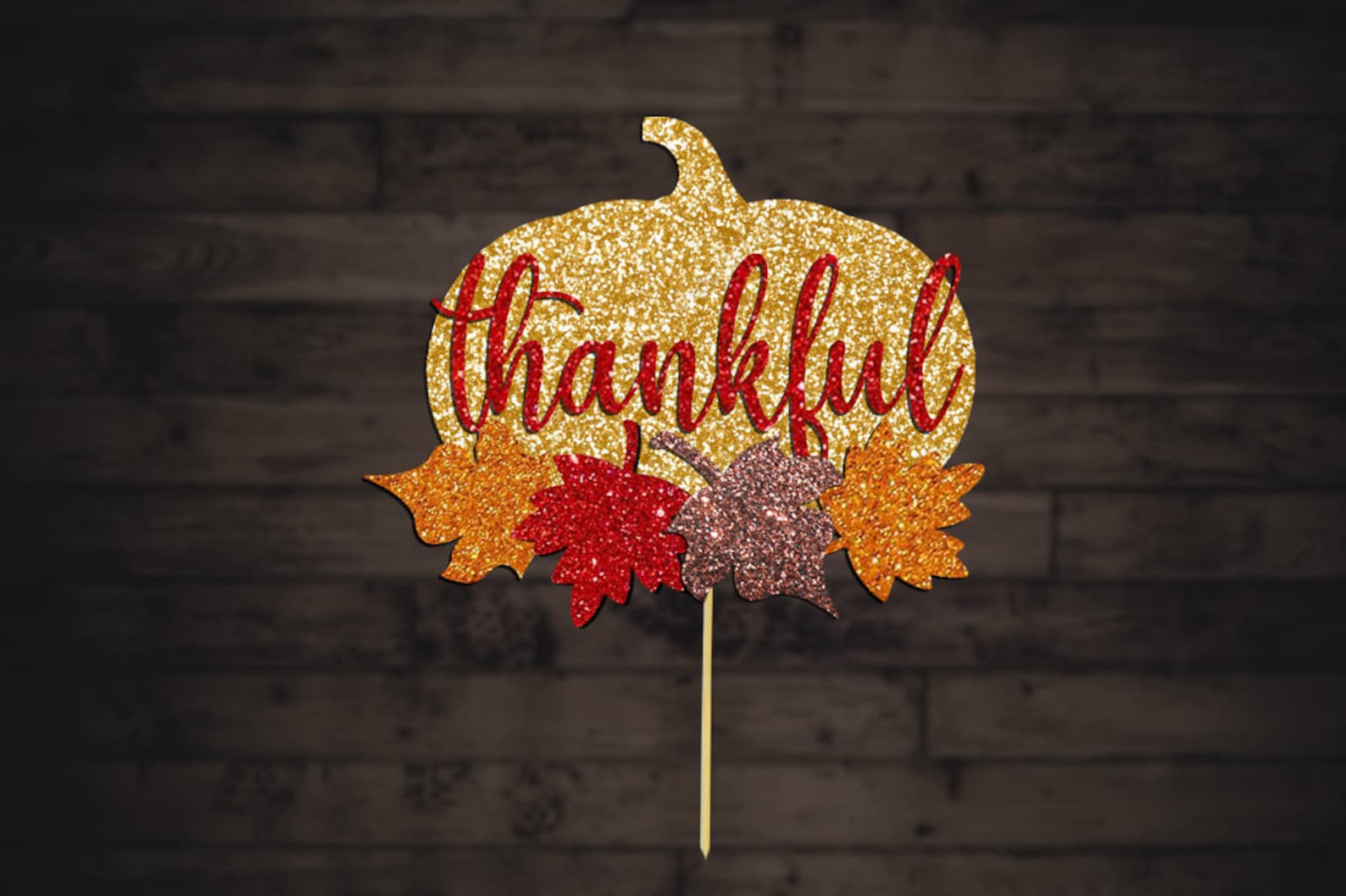 Thanksgiving Cake Topper Thankful Cake Topper Thanksgiving - Etsy