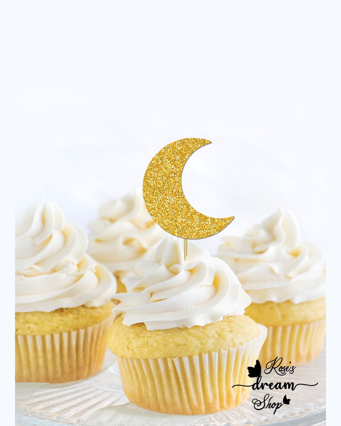 Moon Cupcake Toppers First Birthday Cupcake Topper Twinkle - Etsy