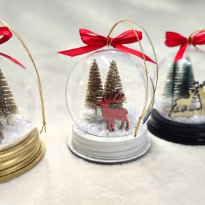 Personalized Snow Globe Ornament Custom Christmas Ornament Gifts Globe ...