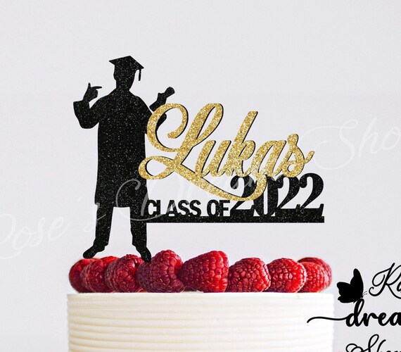 Personalized Graduation Cake Topper Class of 2022 Custom Cake | Etsy