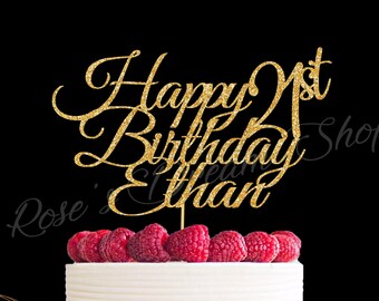 Half Birthday Cake Topper Half Year Cake Topper 1/2 Birthday - Etsy
