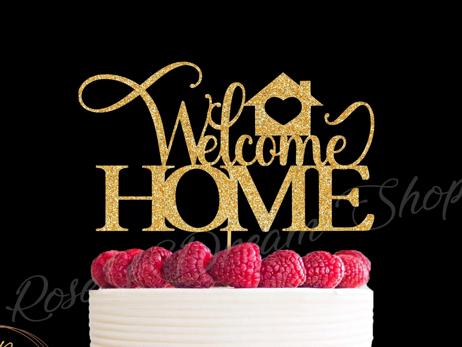 Welcome Home Cake Topper, Welcome Home Party Decor, Welcome Home ...