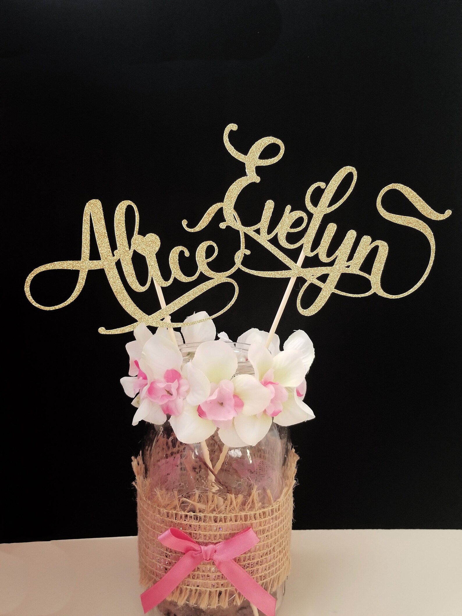 Personalized Name Centerpiece Sticks, Custom Name, Name Sticks, Mason ...