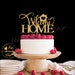 Welcome Home Cake Topper, Welcome Home Party Decor, Welcome Home ...
