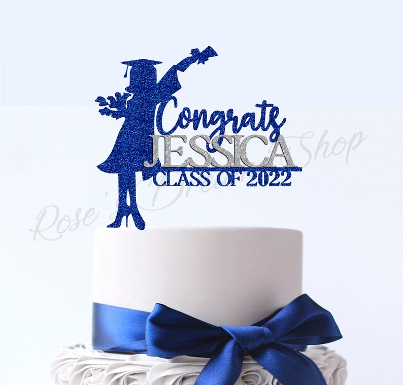 Custom Graduation Cake Topper Class of 2022 Personalized Cake - Etsy