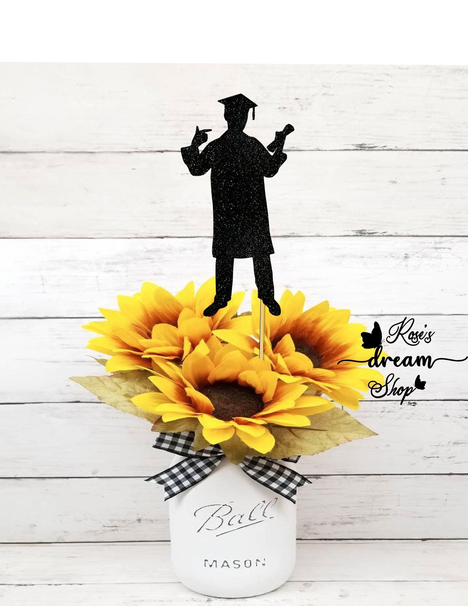 Boy Graduation Centerpiece Graduation Centerpiece Sticks - Etsy