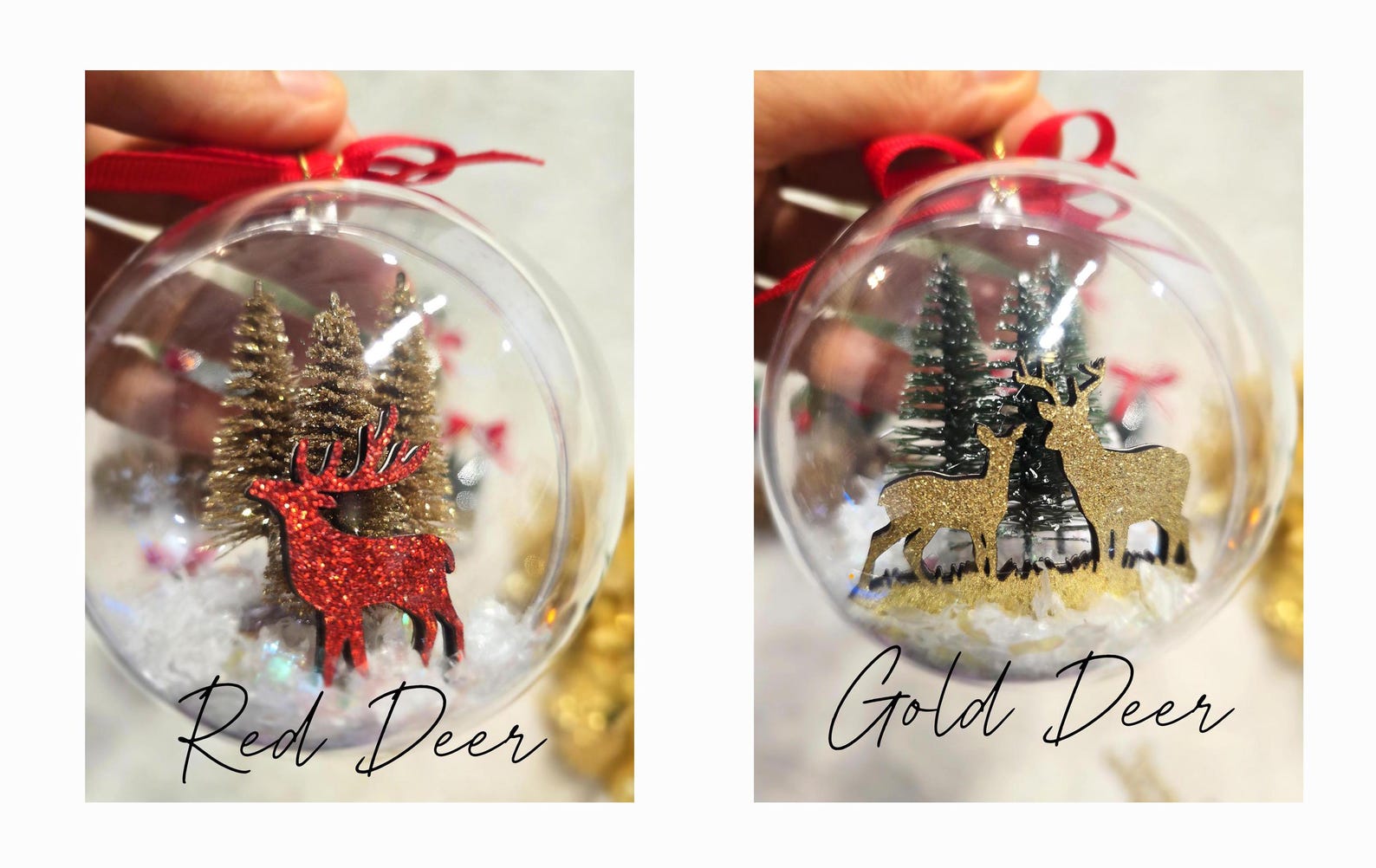 Personalized Snow Globe Ornament Custom Christmas Ornament Gifts Globe ...
