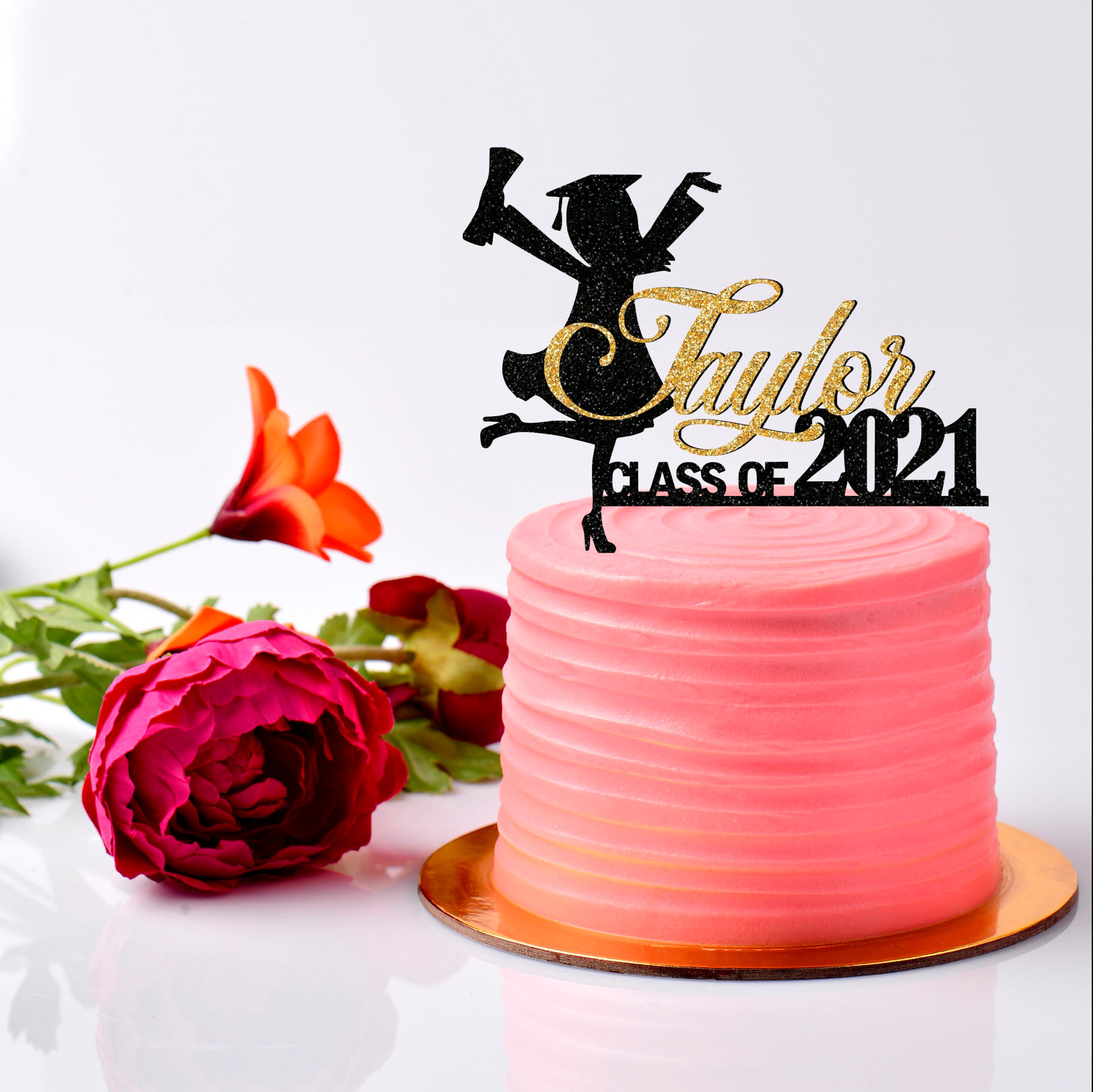 Personalized Graduation Cake Topper Class of 2022 | Etsy