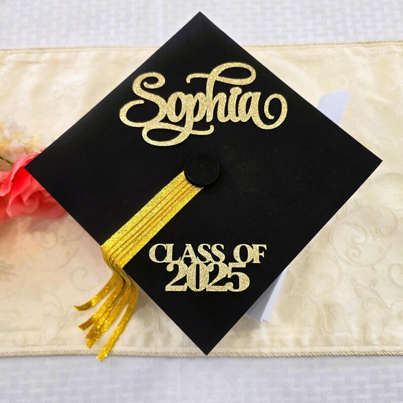 Graduation Cap and Diploma Cake Topper Class of 2026 Party Decorations ...
