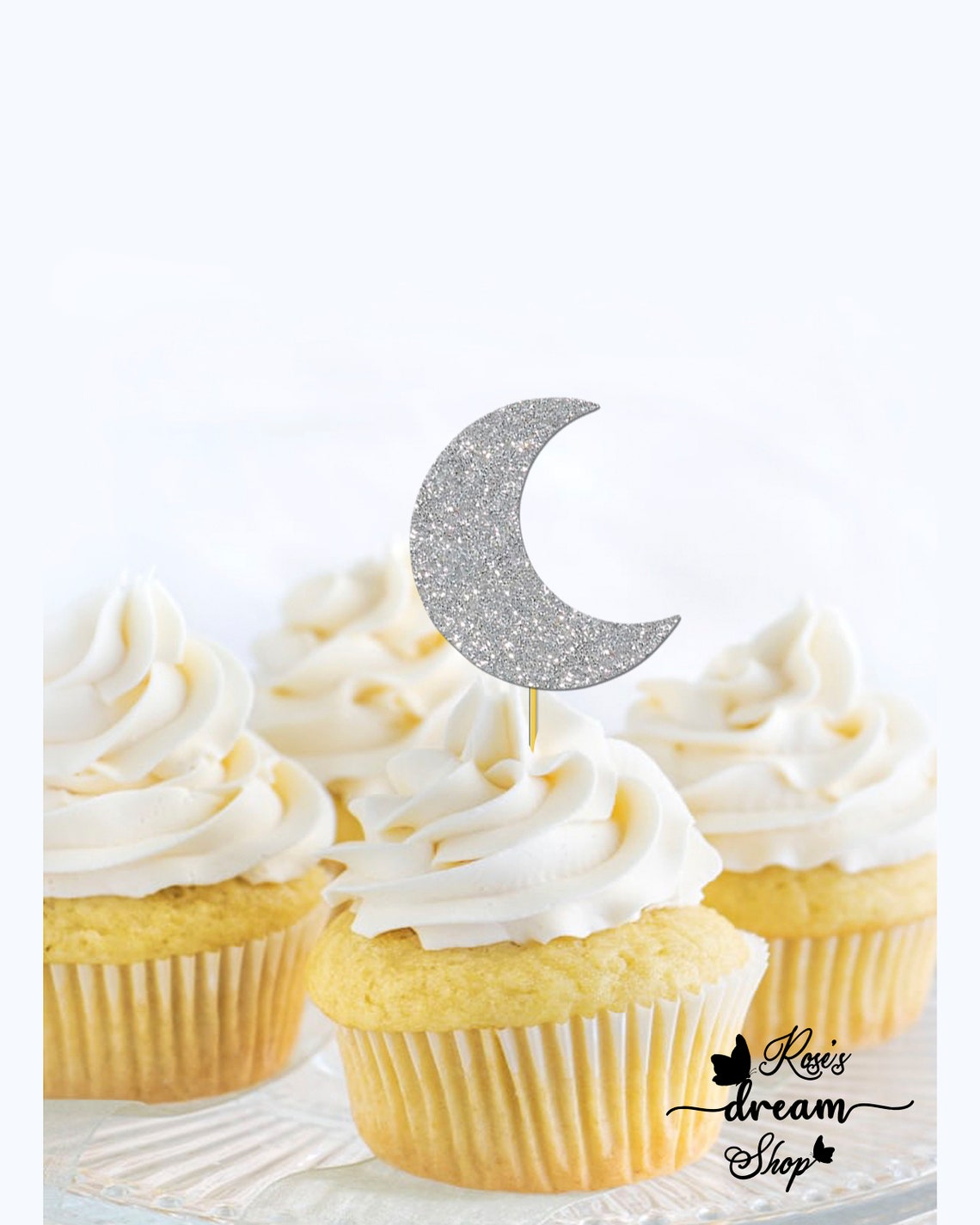 Moon Cupcake Toppers First Birthday Cupcake Topper Twinkle - Etsy
