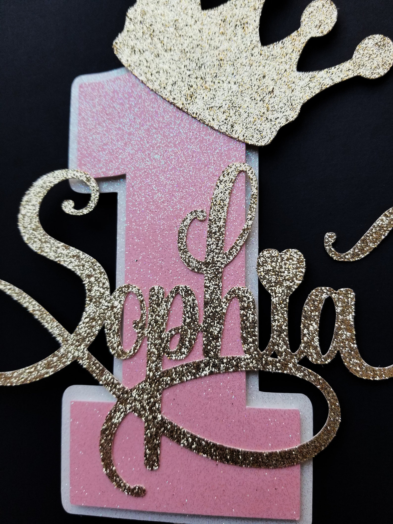 1st Birthday Cake Topper One Cake Topper Girls 1st Birthday - Etsy