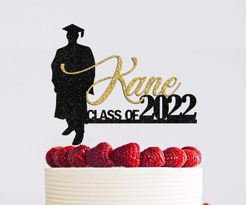 Personalized Graduation Cake Topper Class of 2022 - Etsy