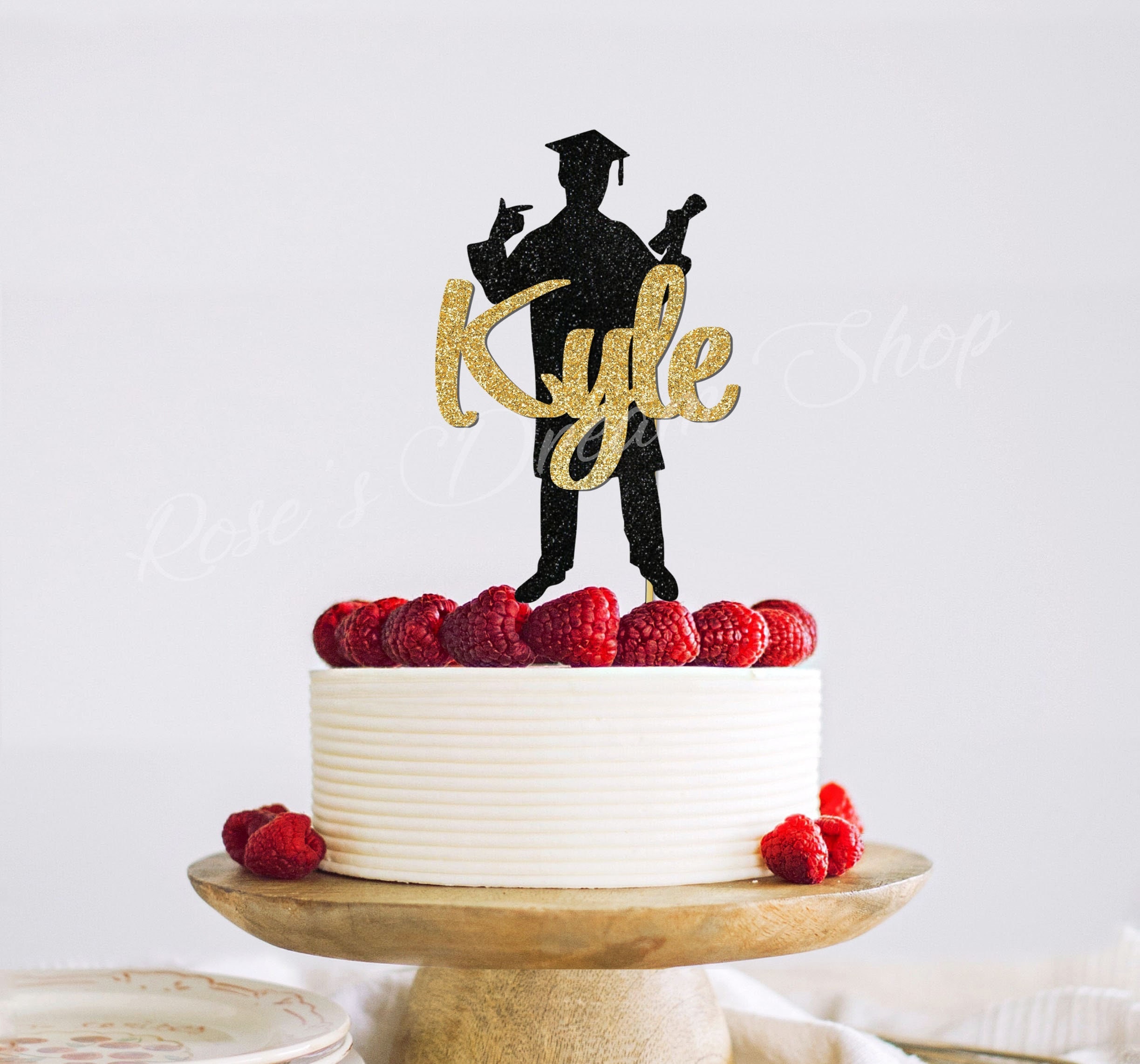 Personalized Graduation Cake Topper Class of 2026, Personalized Cake ...