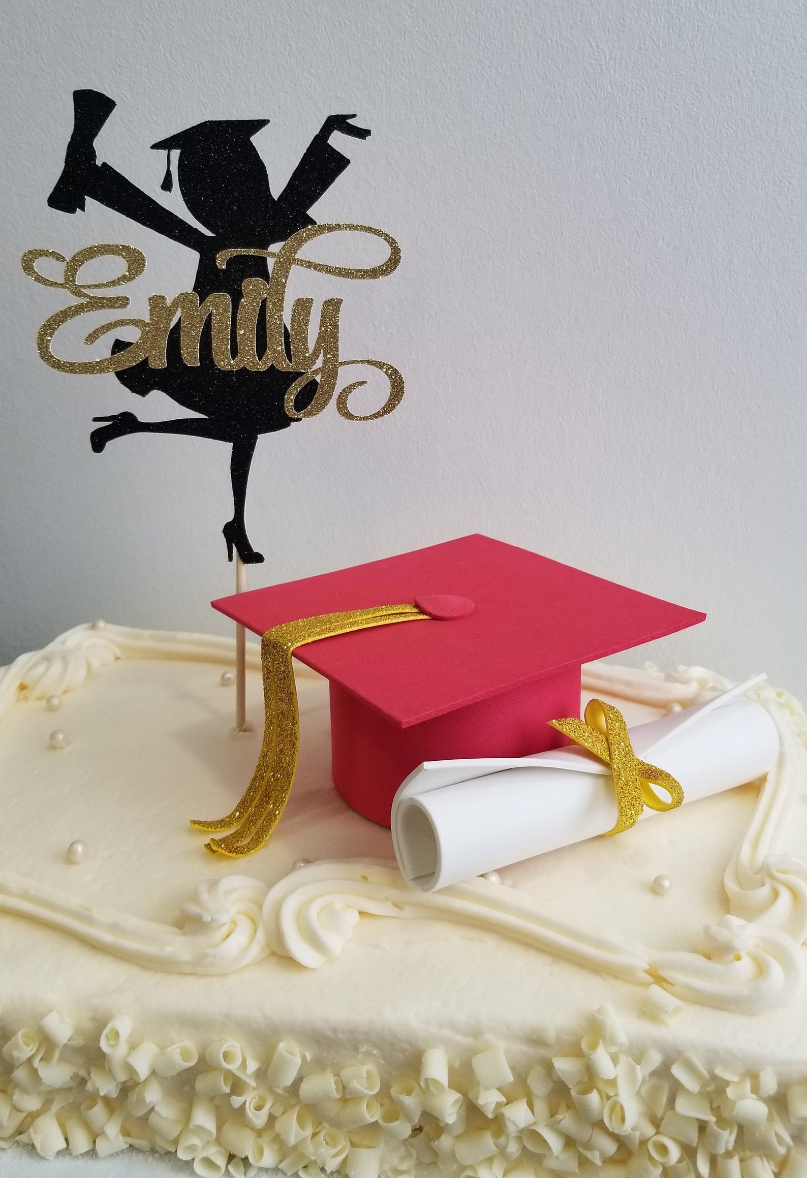 Personalized Graduation Cake Topper Class of 2024, Personalized Cake ...