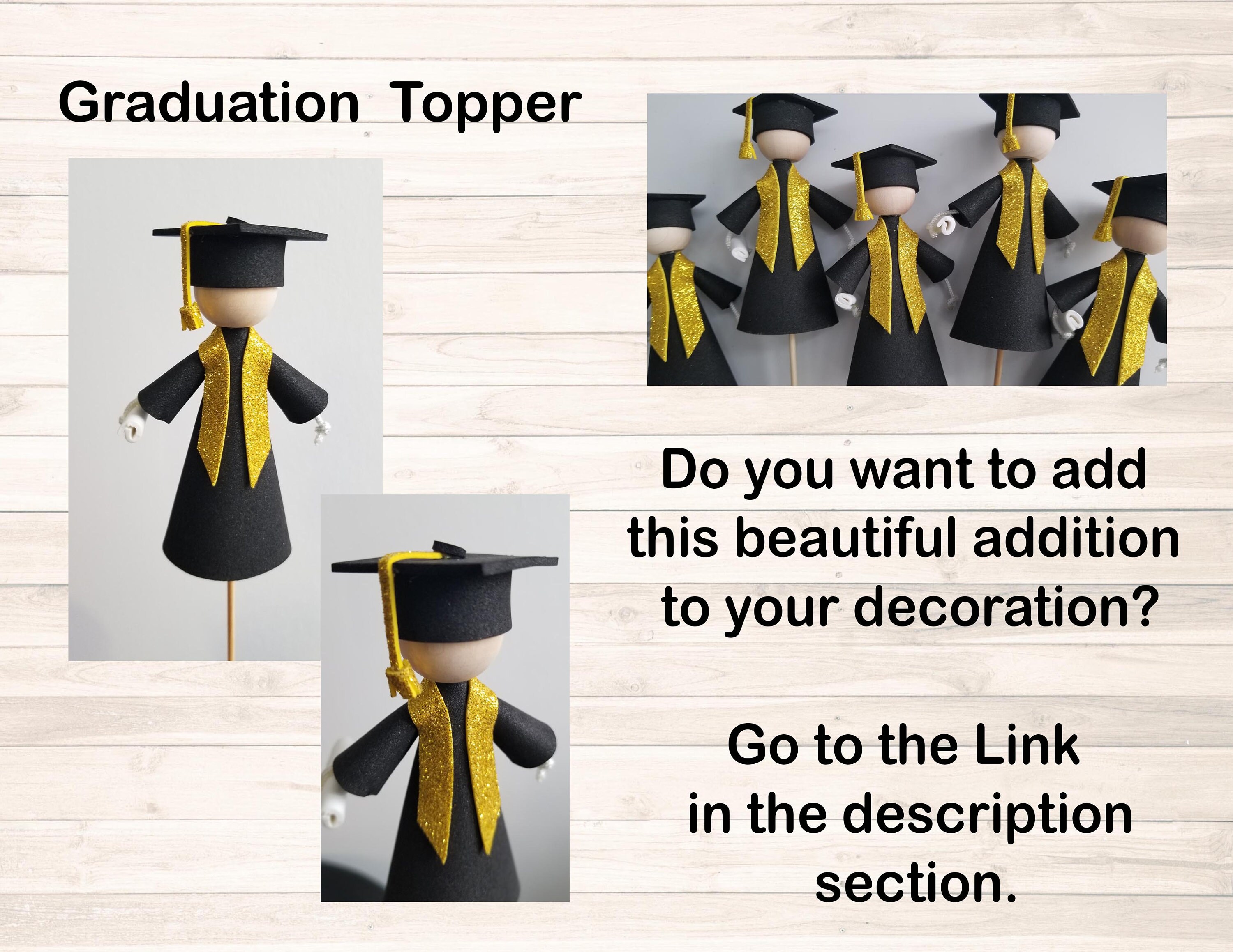Personalized Graduation Cake Topper Class of 2026, Custom Name Grad ...