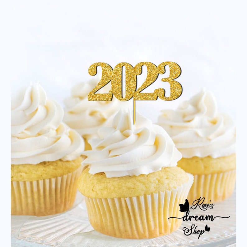 Year Graduation Cupcake Toppers Class of 2023 Graduation - Etsy