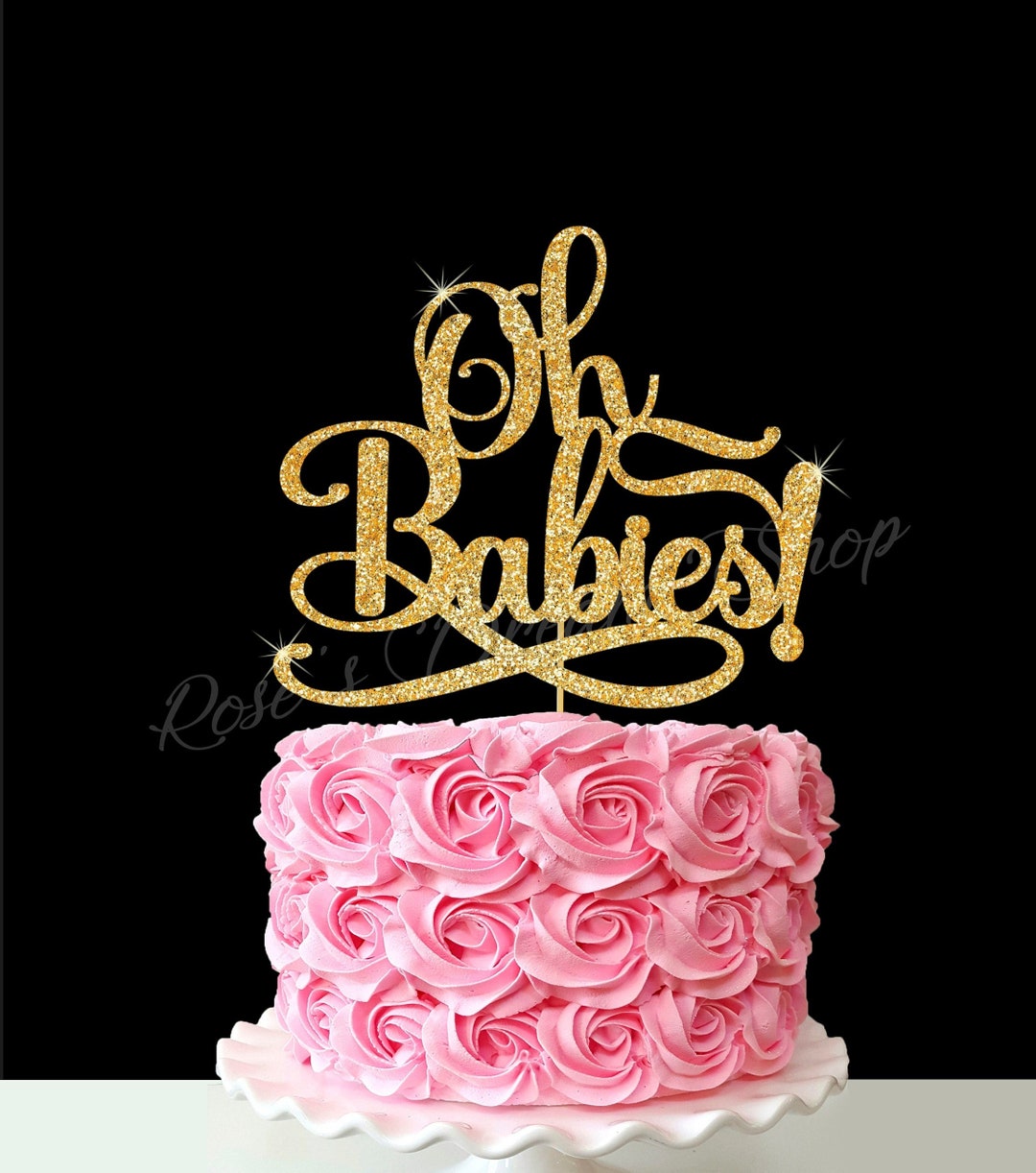 Oh Babies Shower Cake Topper, Oh Babies Cake Topper, Welcome Babies ...
