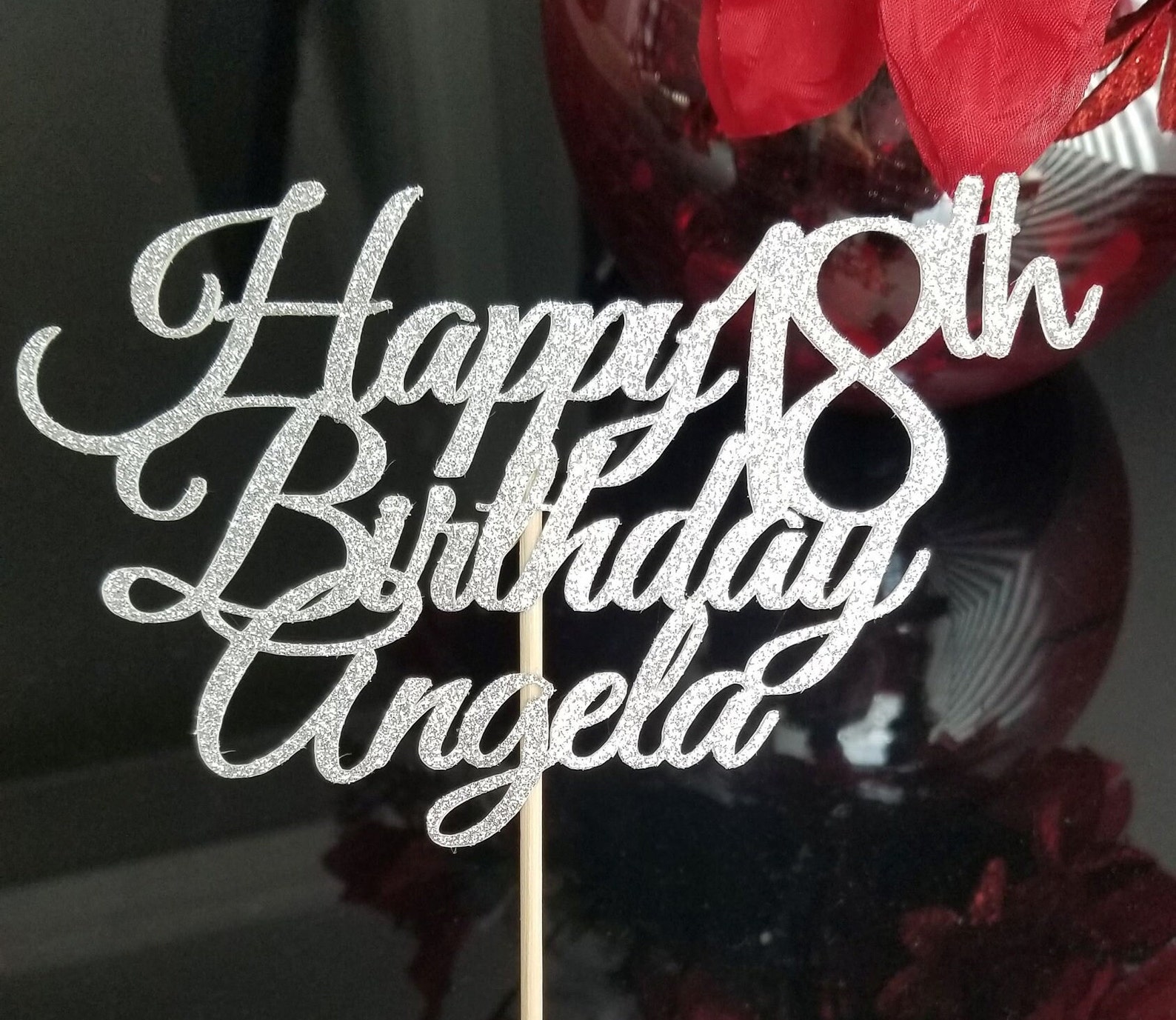 18th Birthday Cake Topper, Personalized Birthday Cake Topper, Any ...