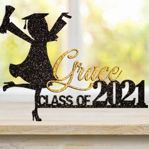 Personalized Graduation Cake Topper Class of 2021 Personalized | Etsy