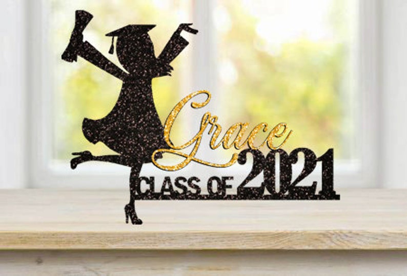 Personalized Graduation Cake Topper Class of 2021 Personalized | Etsy