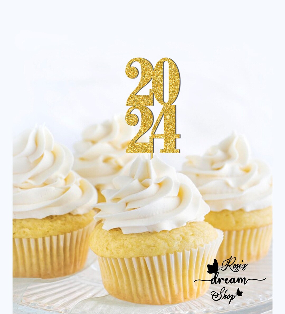 2024 Graduation Cupcake Toppers, Graduation Party Decor, 2024 Grad ...