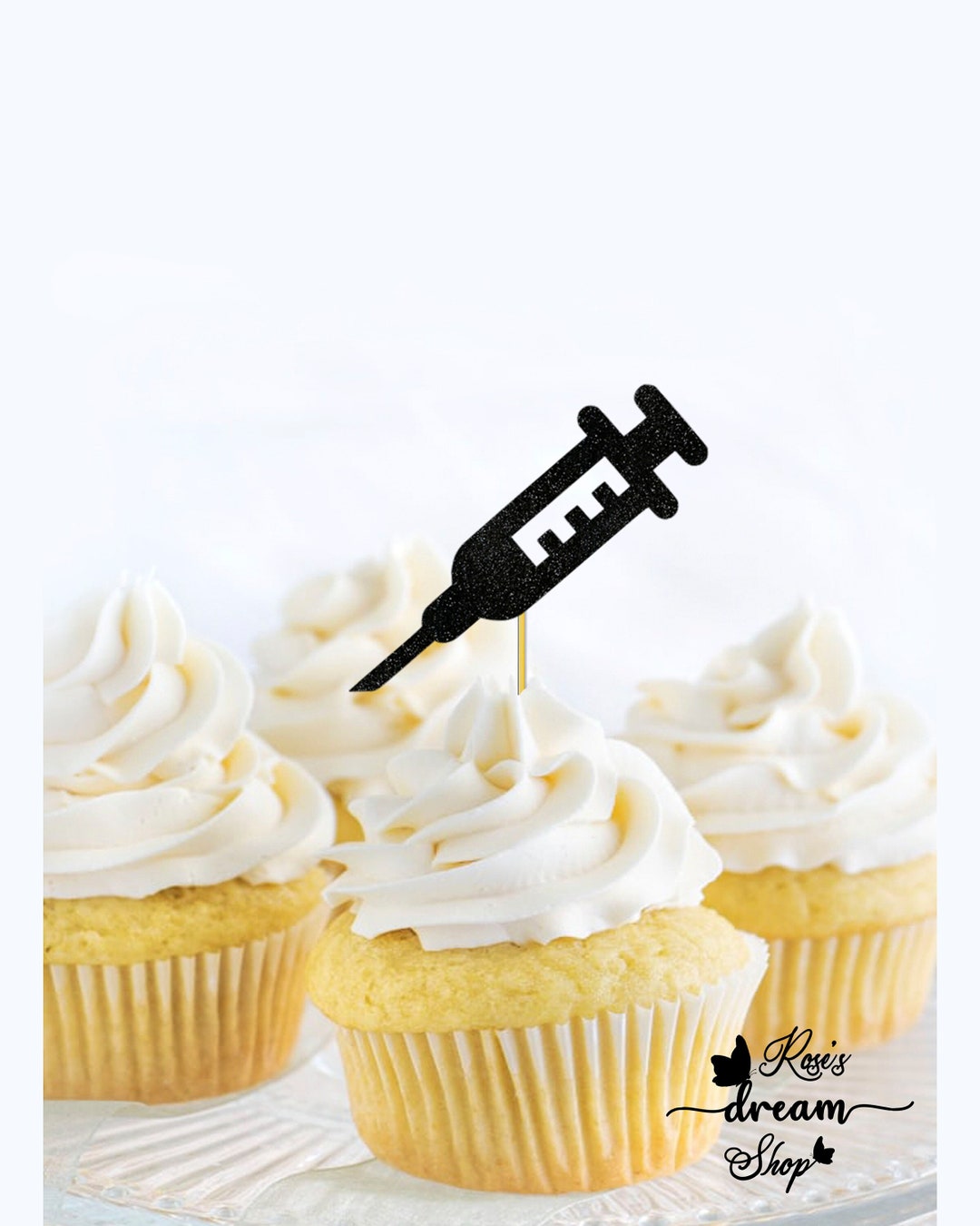 Syringe Cupcake Toppers, Graduation Party Decor, Nurse Grad Decor, 2025 ...