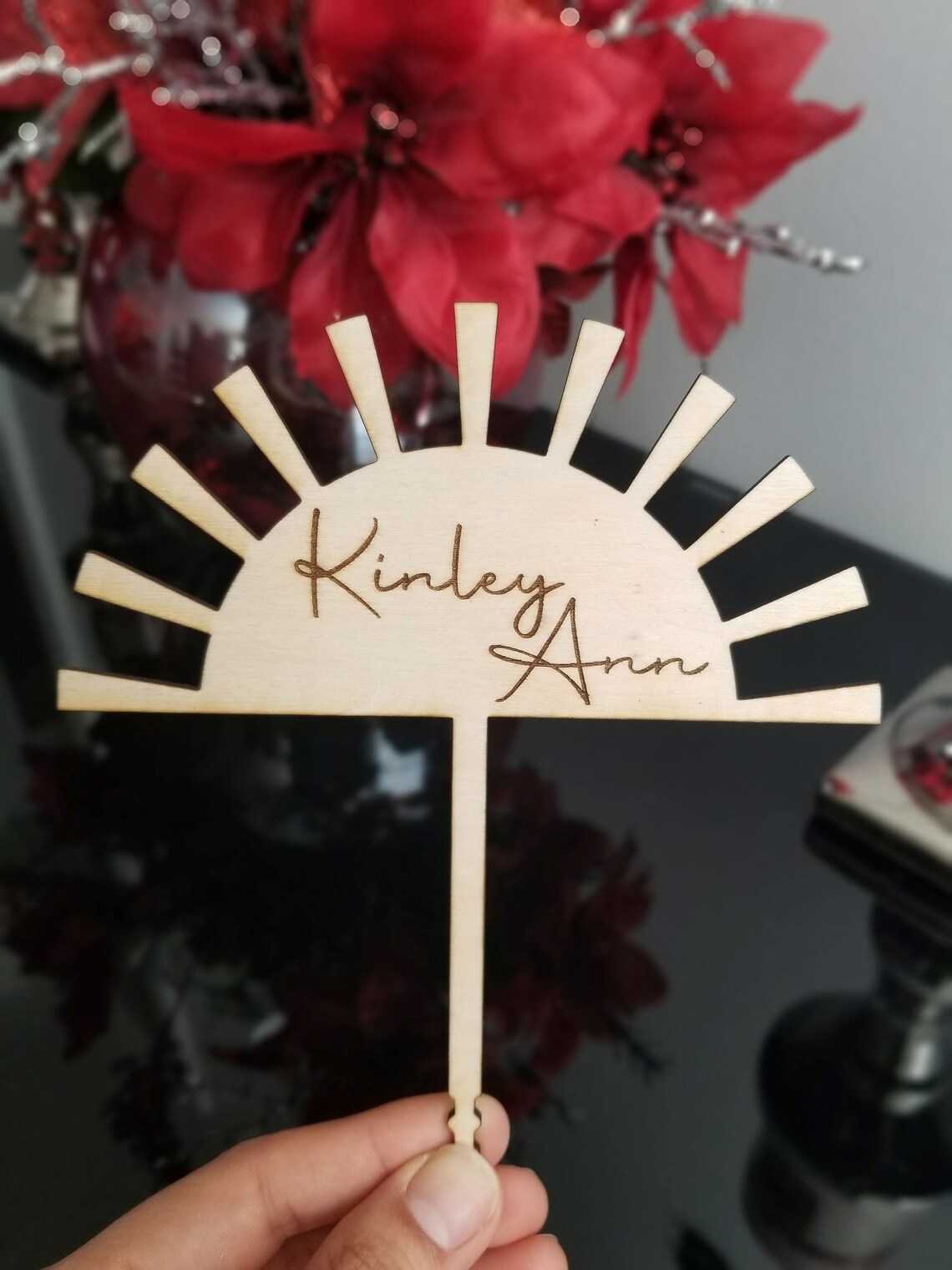 Half Sun Cake Topper, Personalized Sun Cake Topper, First Trip Around ...