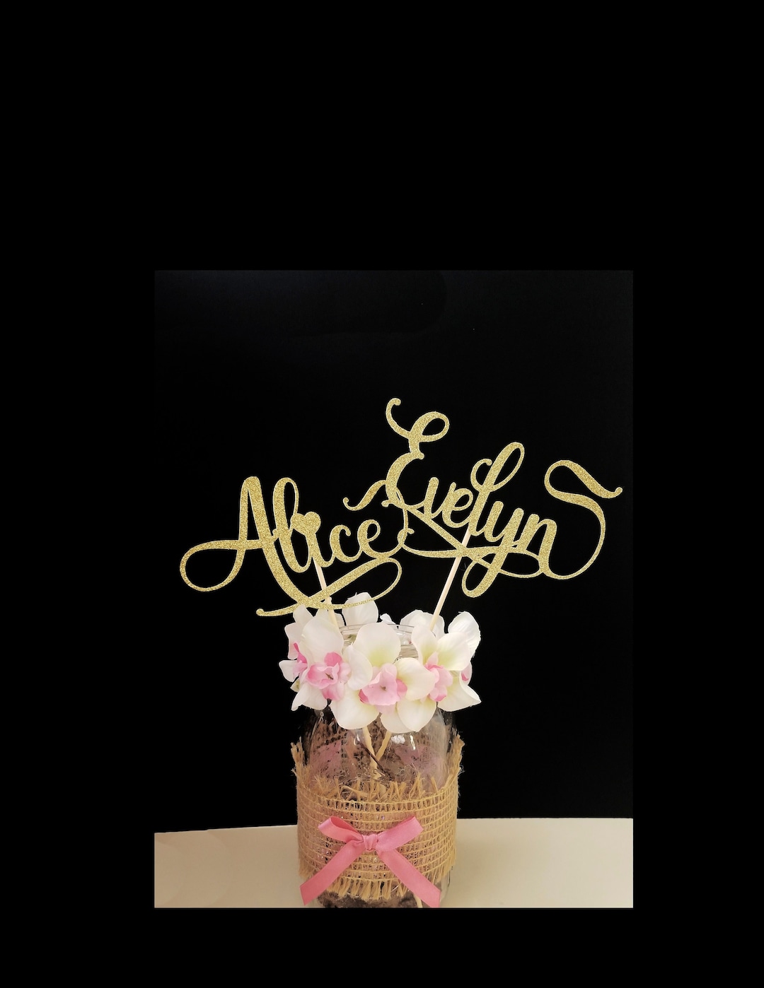 Personalized Name Centerpiece Sticks, Custom Name, Name Sticks, Mason ...