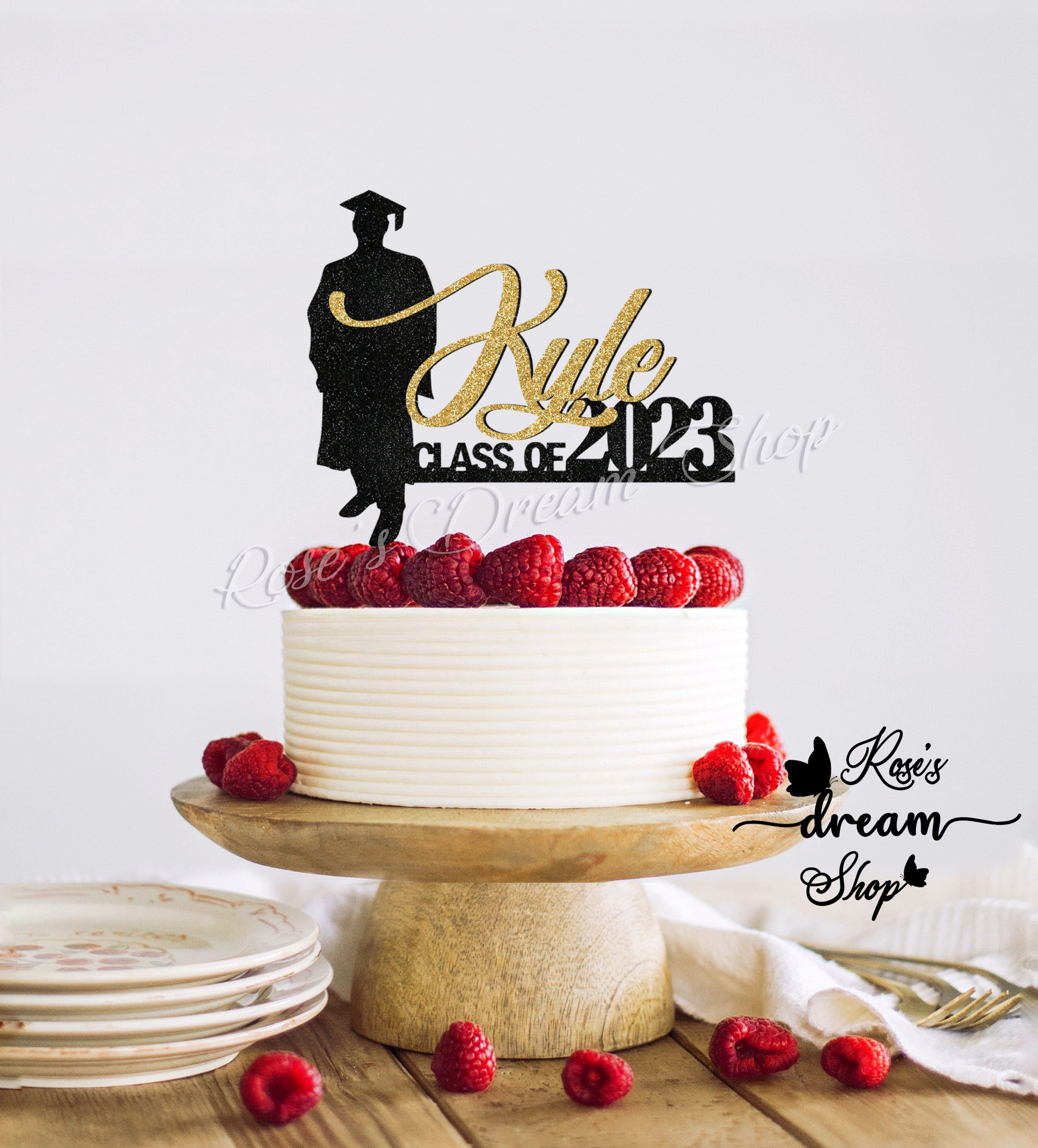 Personalized Graduation Cake Topper Class of 2023 - Etsy