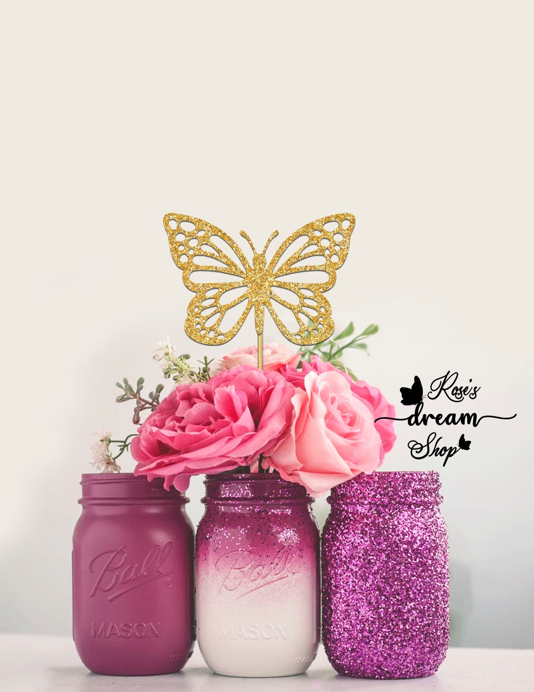 Butterfly Picks, Butterfly Centerpiece, Butterfly Party Decor ...