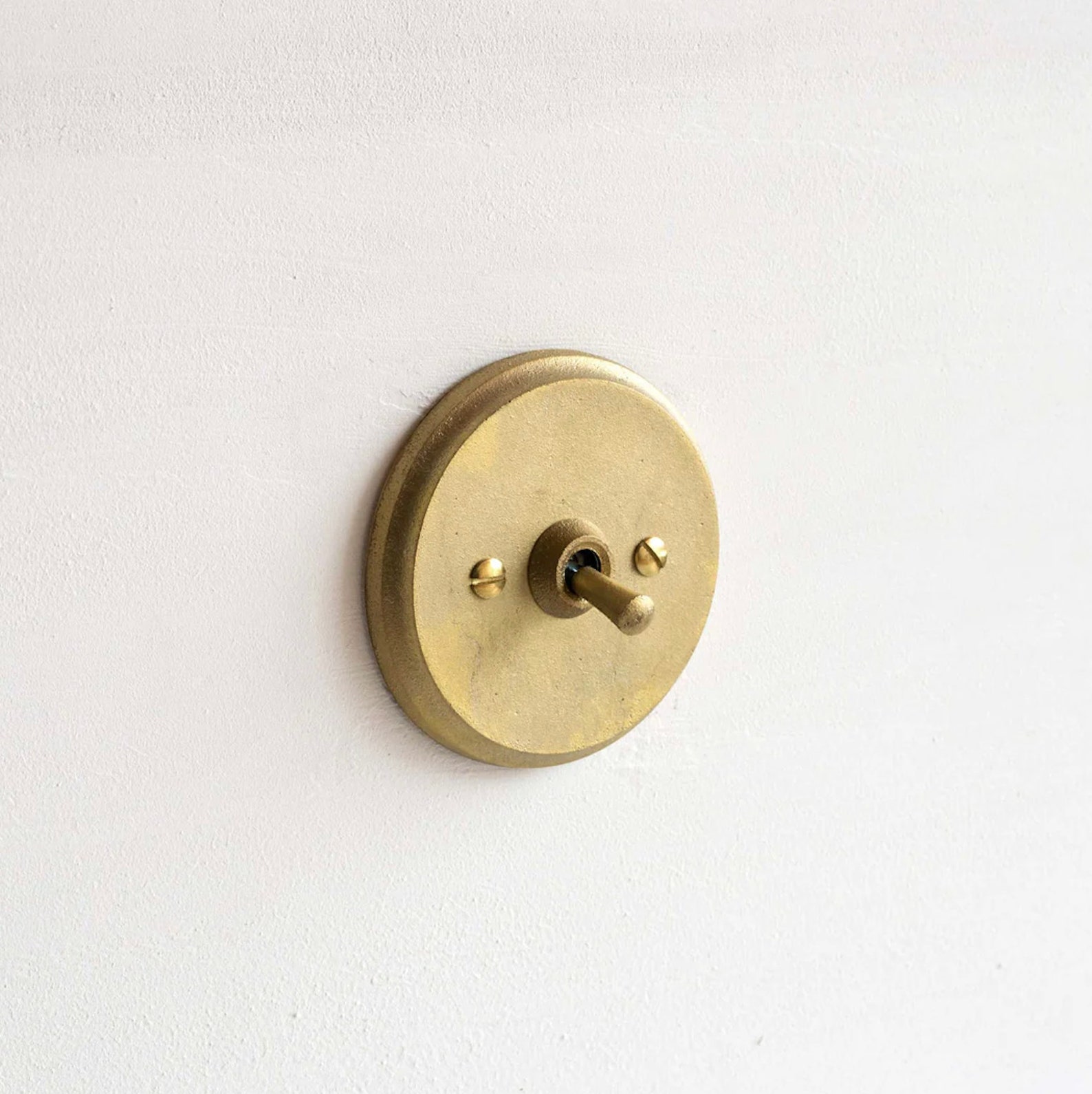 Vintage Solid Brass Wall Light Switch Plate Made in Japan - Etsy