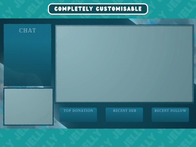 Animated Overlays Glowing Jellyfish - Jelly Ocean - Video - Borders ...