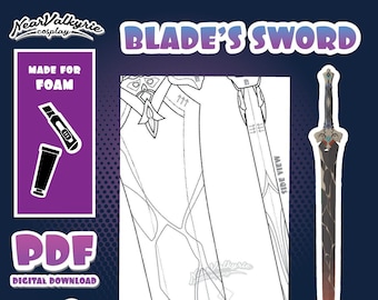 Honkai Star Rail Blades Sword Cosplay Prop Digital DIY Template Pattern ...