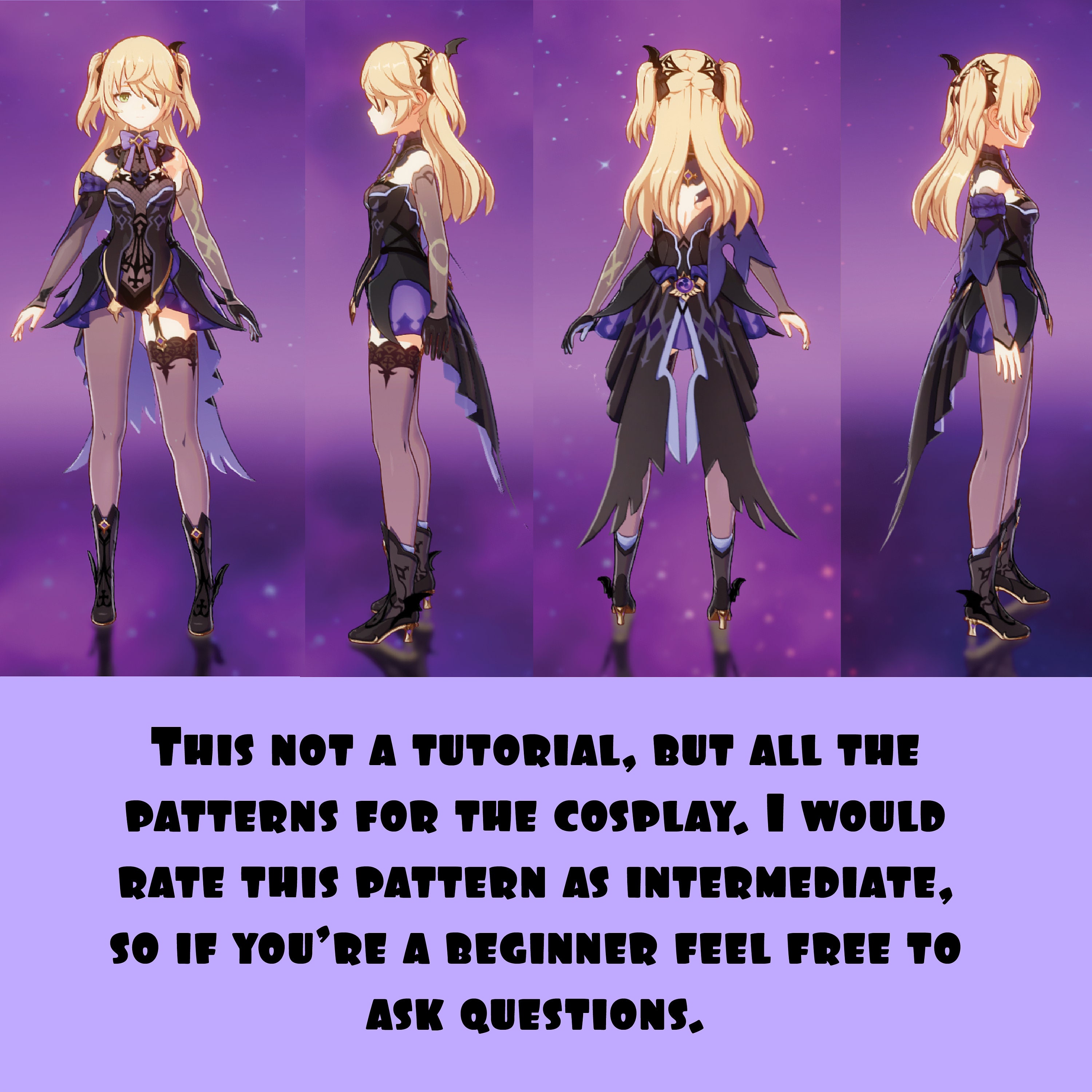 Fischl Full Cosplay Genshin Impact - Etsy