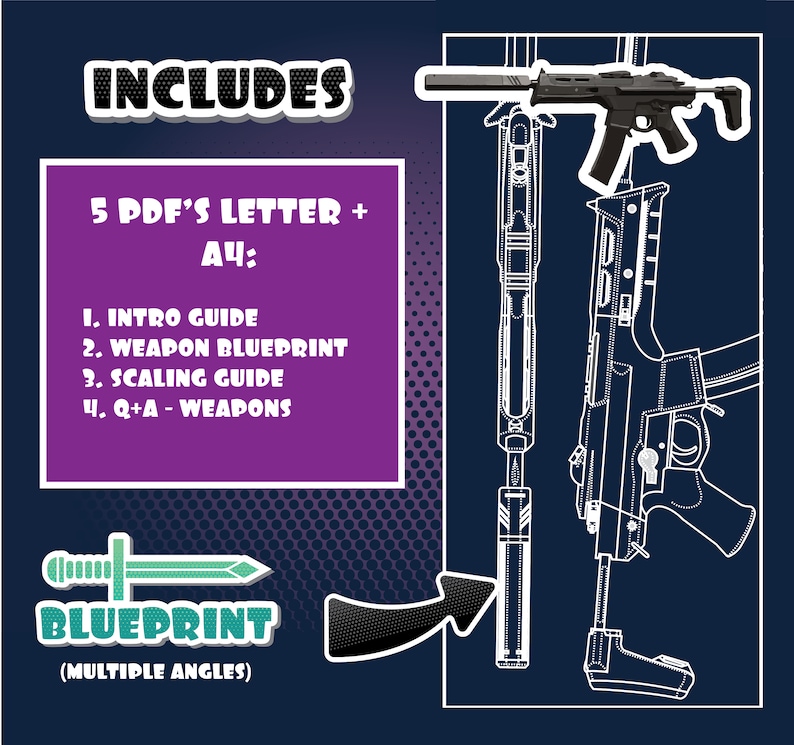Spectre Valorant PDF Blueprint - Etsy
