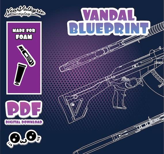 Vandal Valorant PDF Blueprint - Etsy