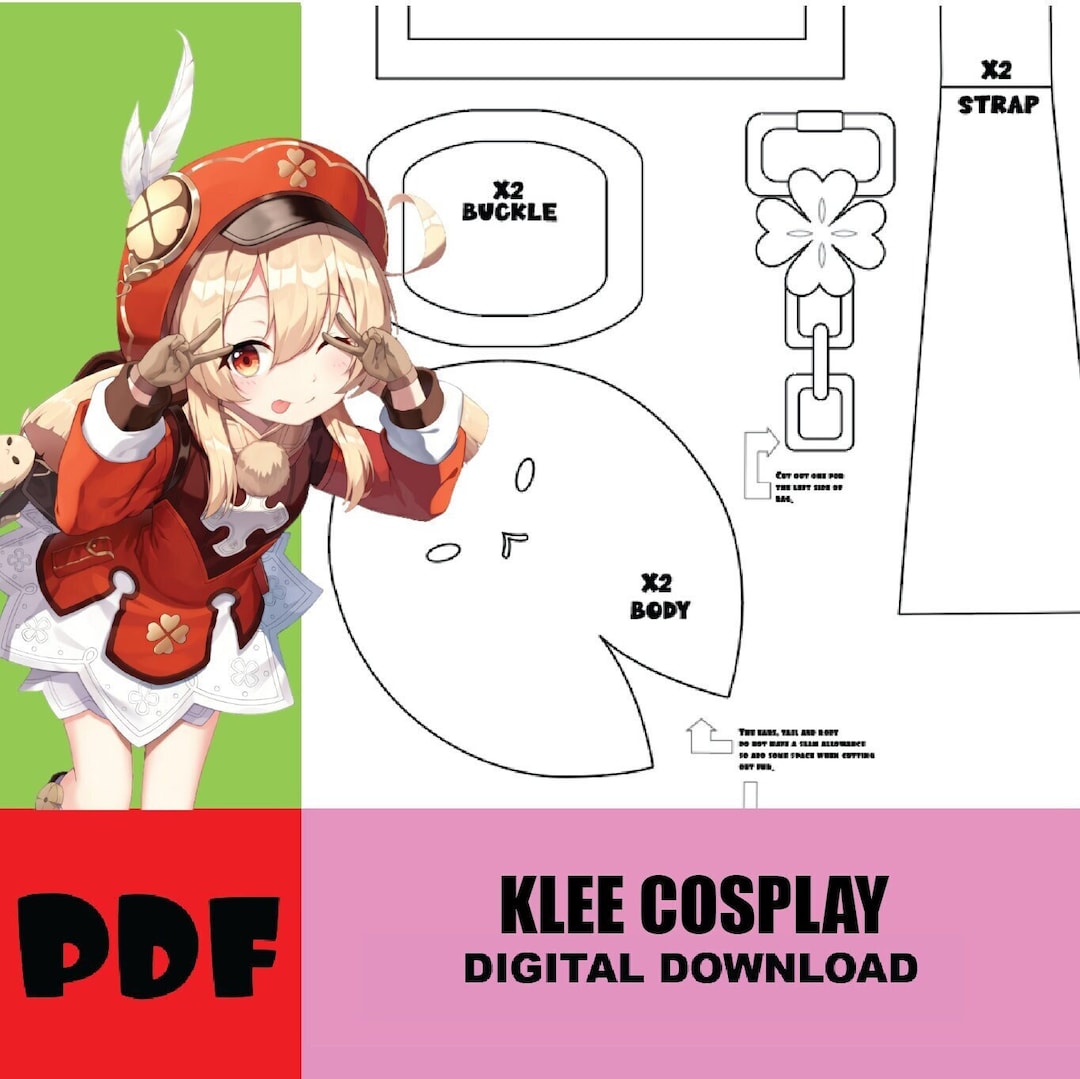 Klee Full Cosplay Genshin Impact - Etsy