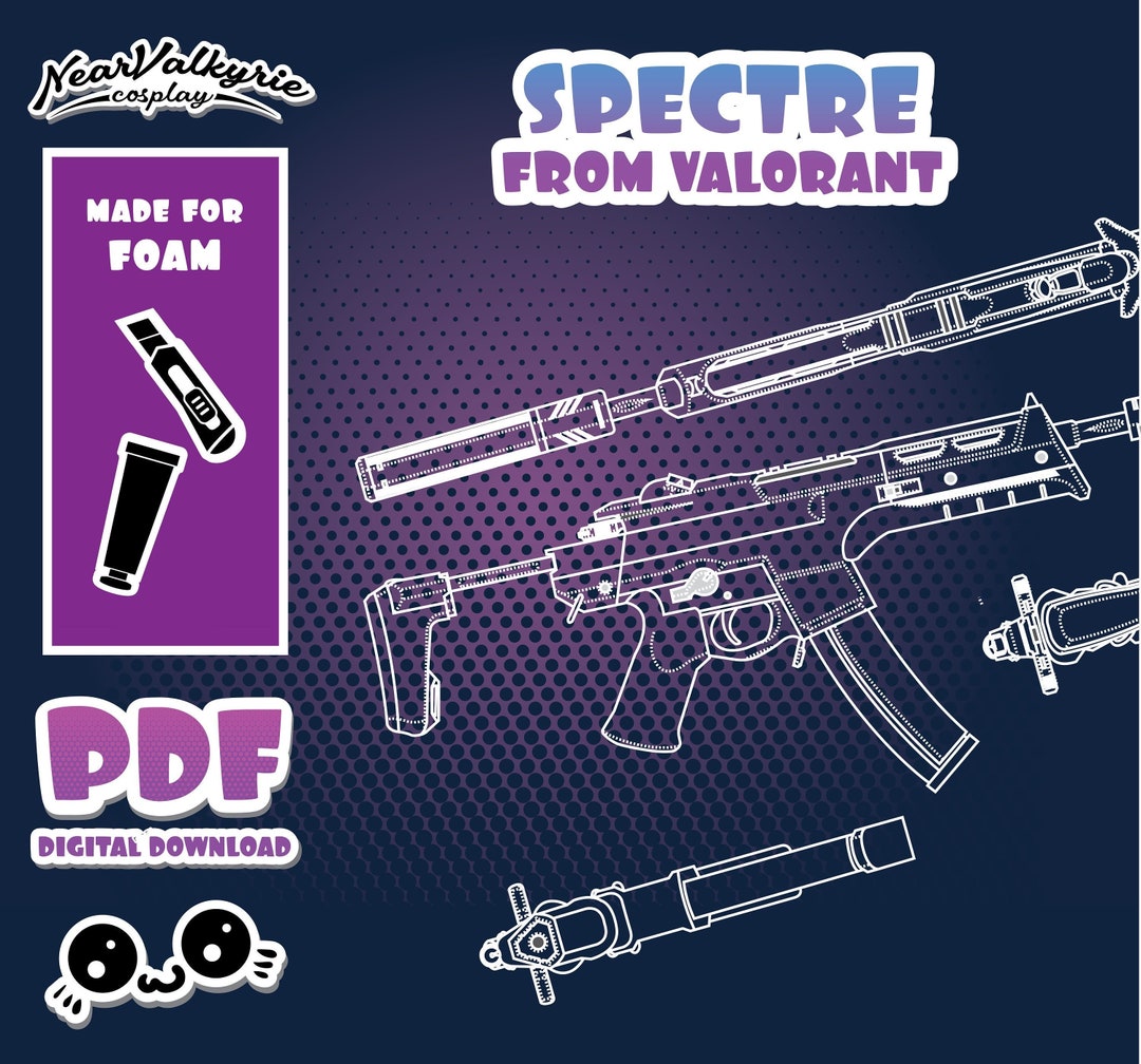 Spectre Valorant PDF Blueprint - Etsy