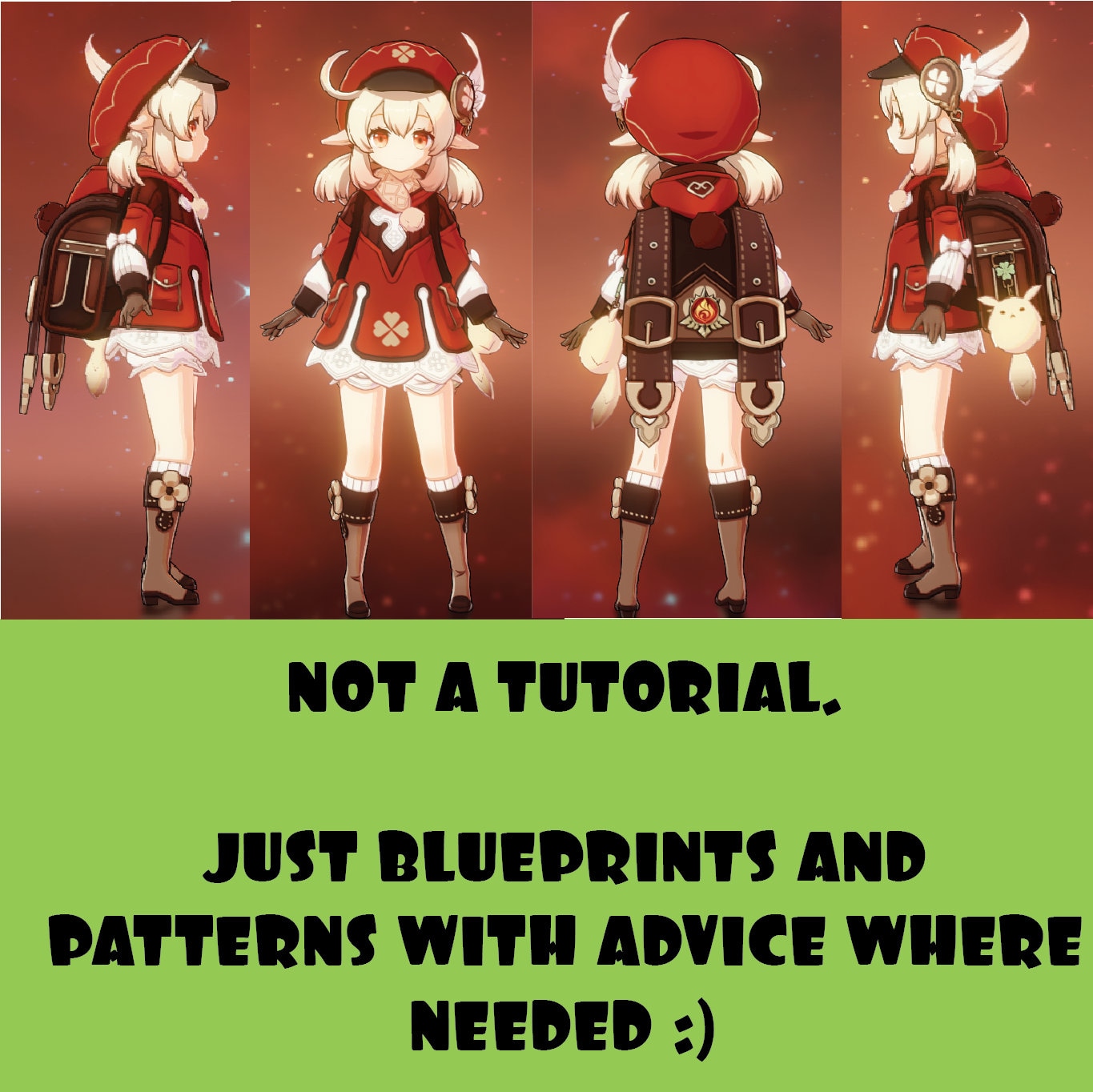 Klee Full Cosplay Genshin Impact - Etsy