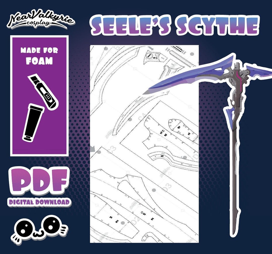 Star Rail - Seele Scythe - PDF Blueprint - Etsy