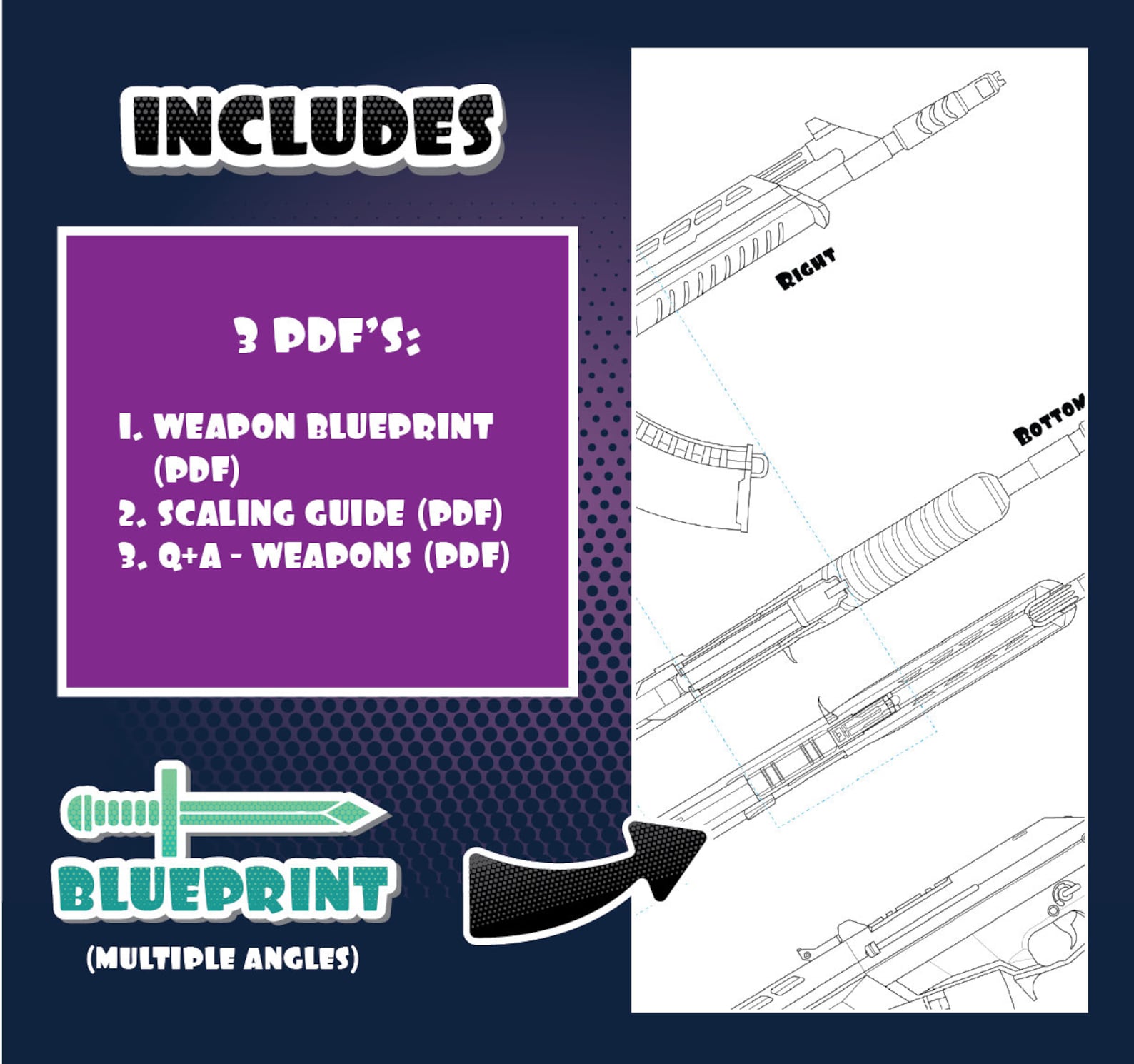 Vandal Valorant PDF Blueprint - Etsy