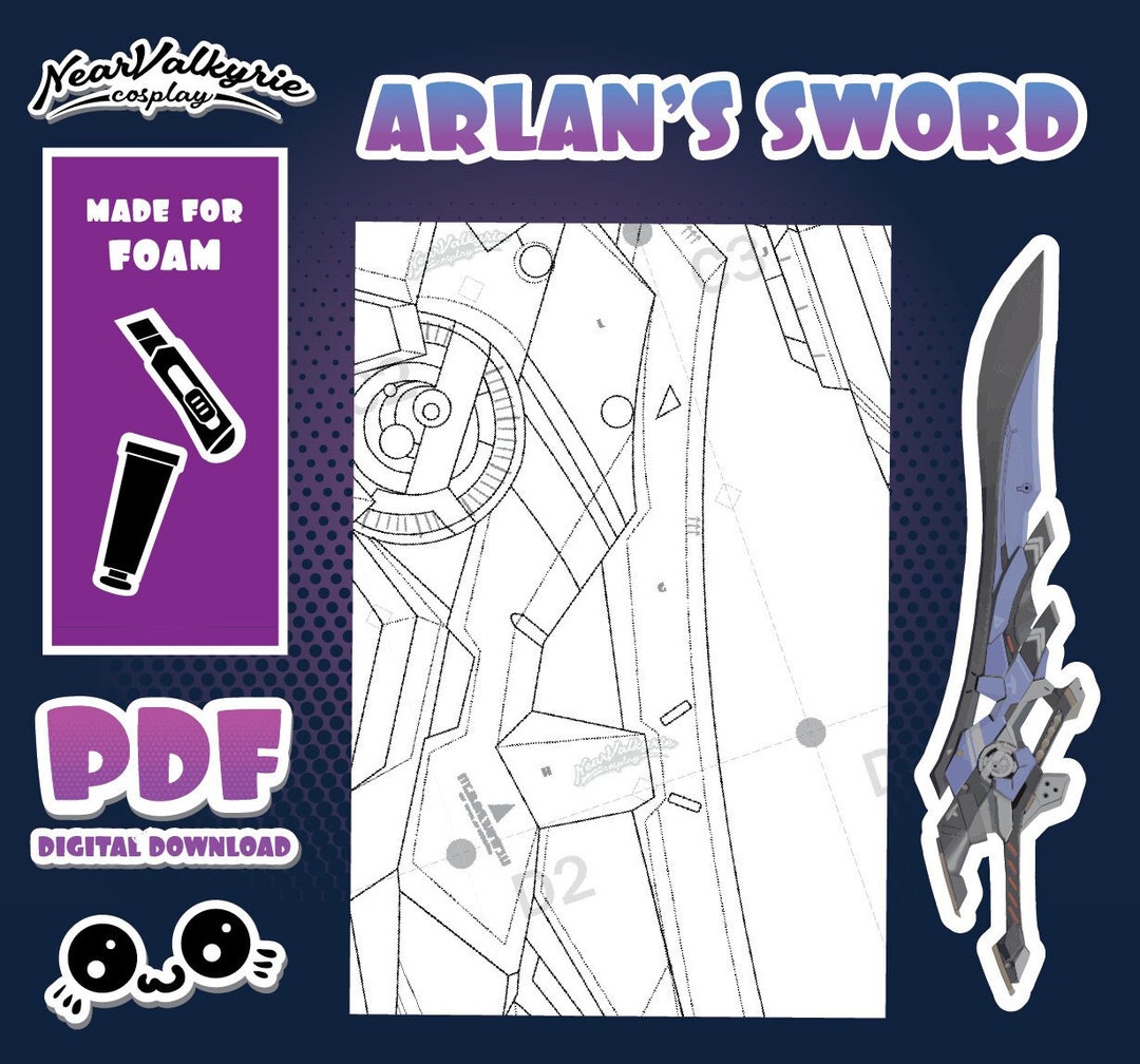 Star Rail Arlan Sword PDF Blueprint - Etsy