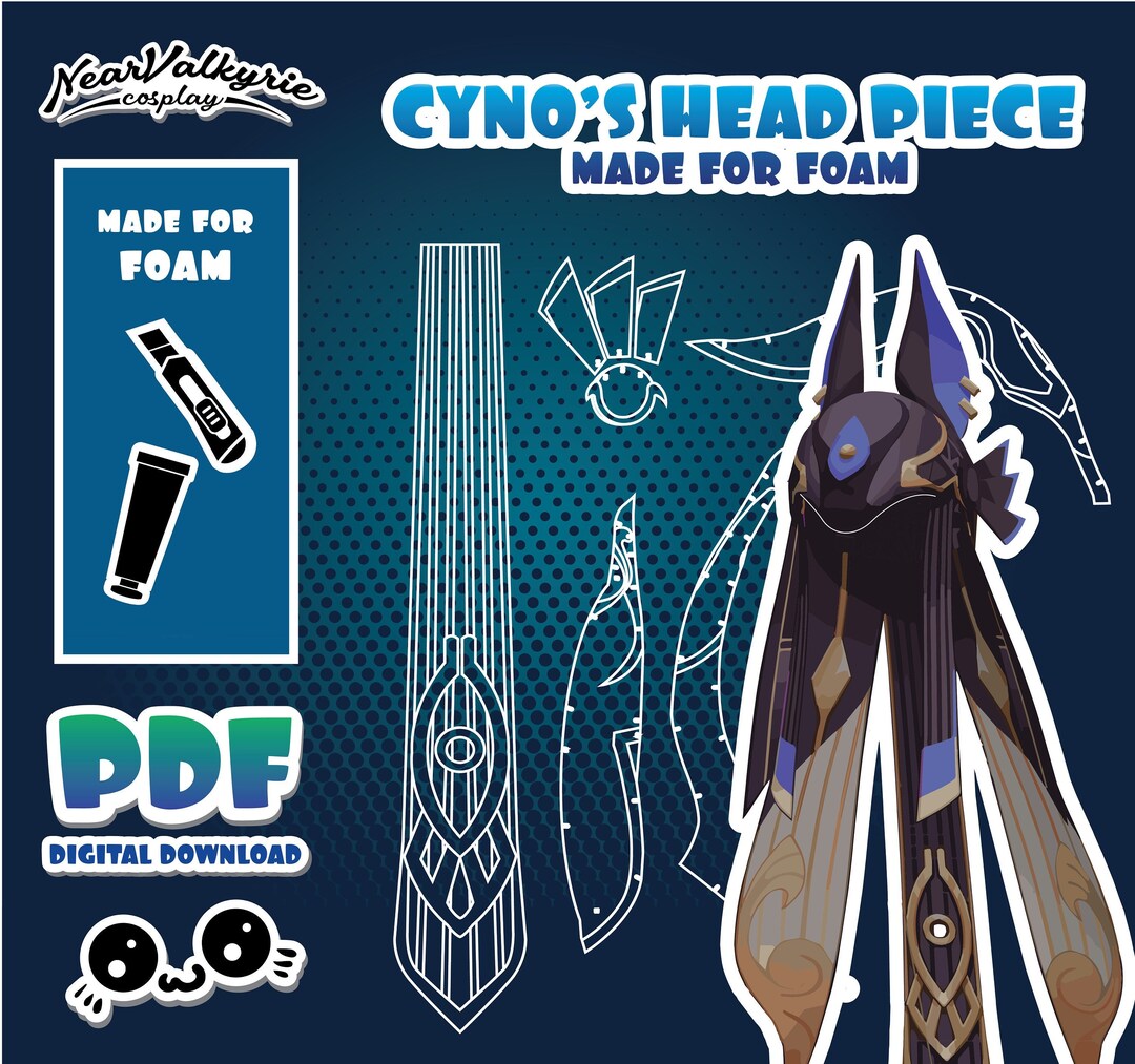 Cyno's Headpiece Genshin Impact - Etsy