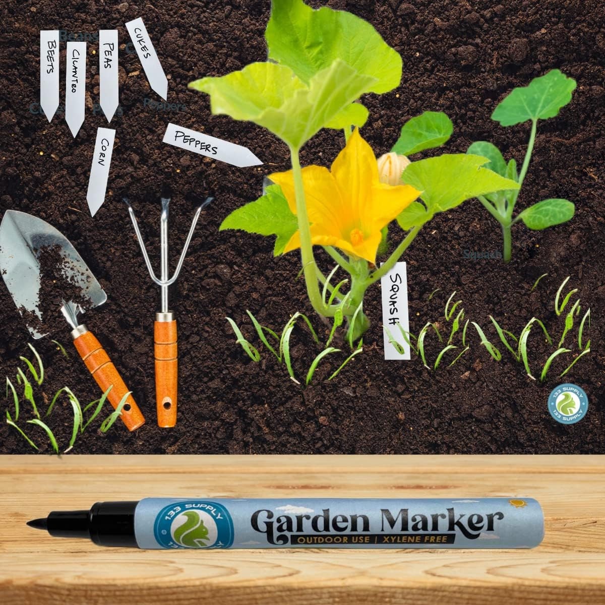 100 Pack 4" Plastic Plant Labels for Seedlings With 2 Pack of UV and ...
