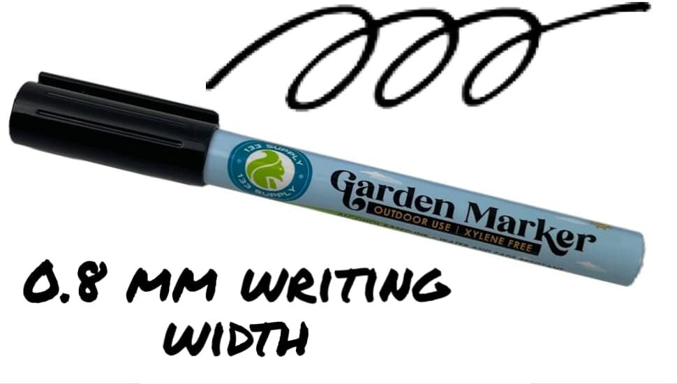 100 T-type Plant Labels for Seedlings With 2 Pack of Waterproof UV ...