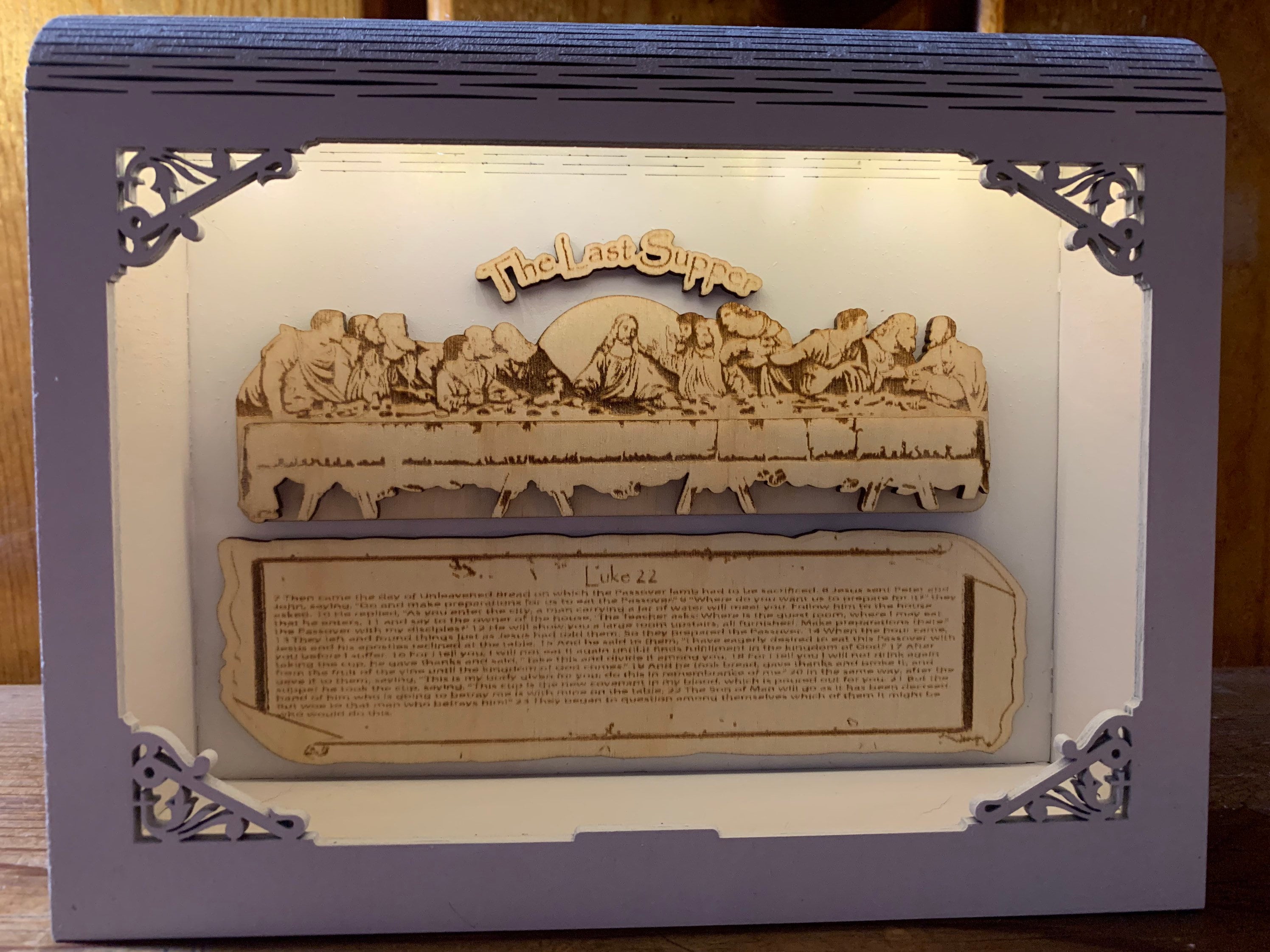 Last Supper Lightbox - Etsy