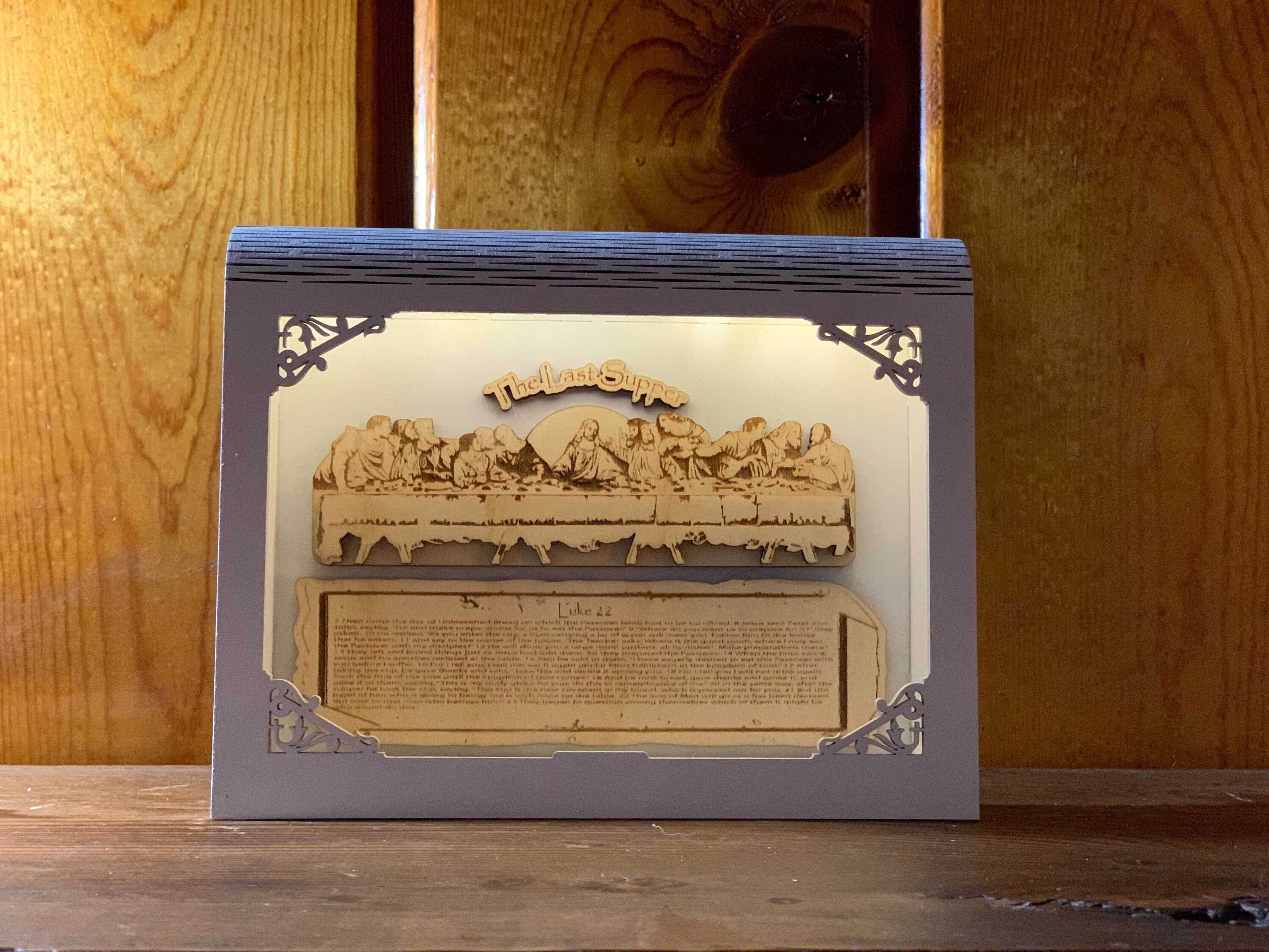 Last Supper Lightbox - Etsy