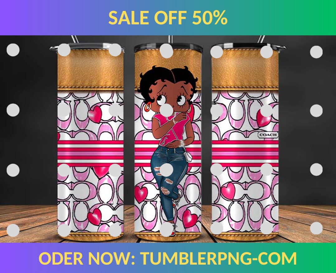 Betty Boop Skinny Tumbler Wrap Betty Boop Tumbler Wrap Betty Etsy