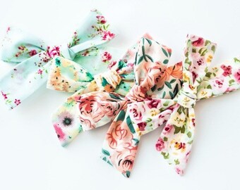 Spring Hair Bow - Etsy