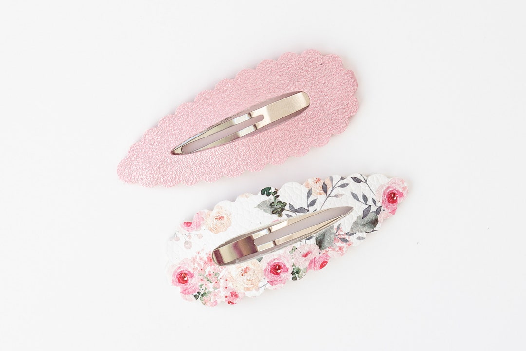 Snap Clips | Pink Snap Clip | Spring Snap Clips | Hair Accessories ...